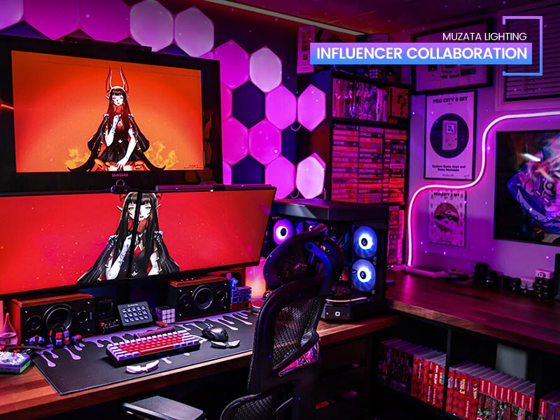 How to Build a Stunning Gaming Room with LED Channel – Muzata LED ...