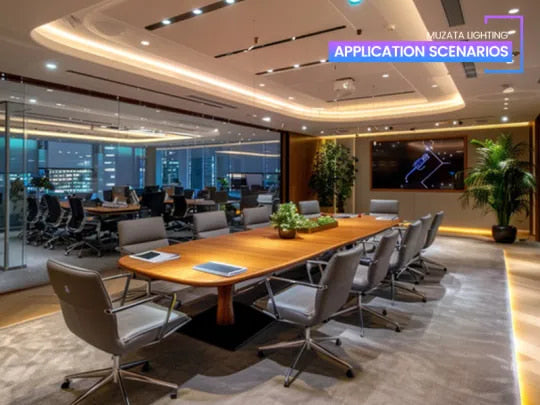 LED Office Lighting Ideas - Upgrade Your Workspace – Muzata LED Channel ...