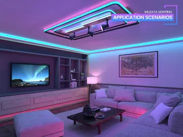 Creative Your Living Room Light with LED Channel & LED Strip - Muzata ...