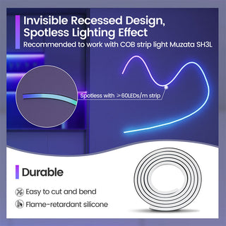 Buy Spotless LED Channel and LED diffuser - Muzata LED – Muzata LED ...