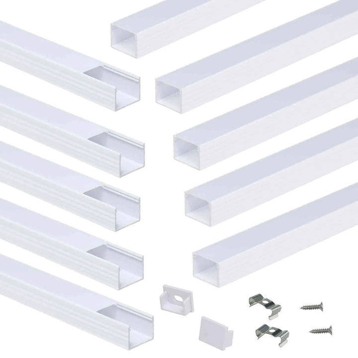 Aluminum U Channel for LED Lighting - Muzata LED – Muzata LED Channel ...